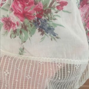 Tops | Loves 2 Love White Floral Spaghetti String Top | Poshmark